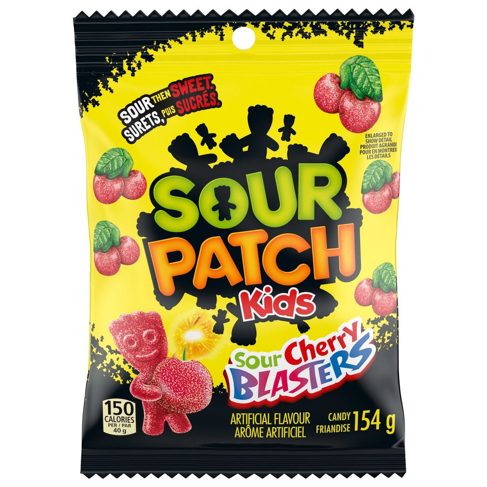 Sour Patch Kids Cherry Blasters (12 x 154g) (Canada) – The Snack House ...
